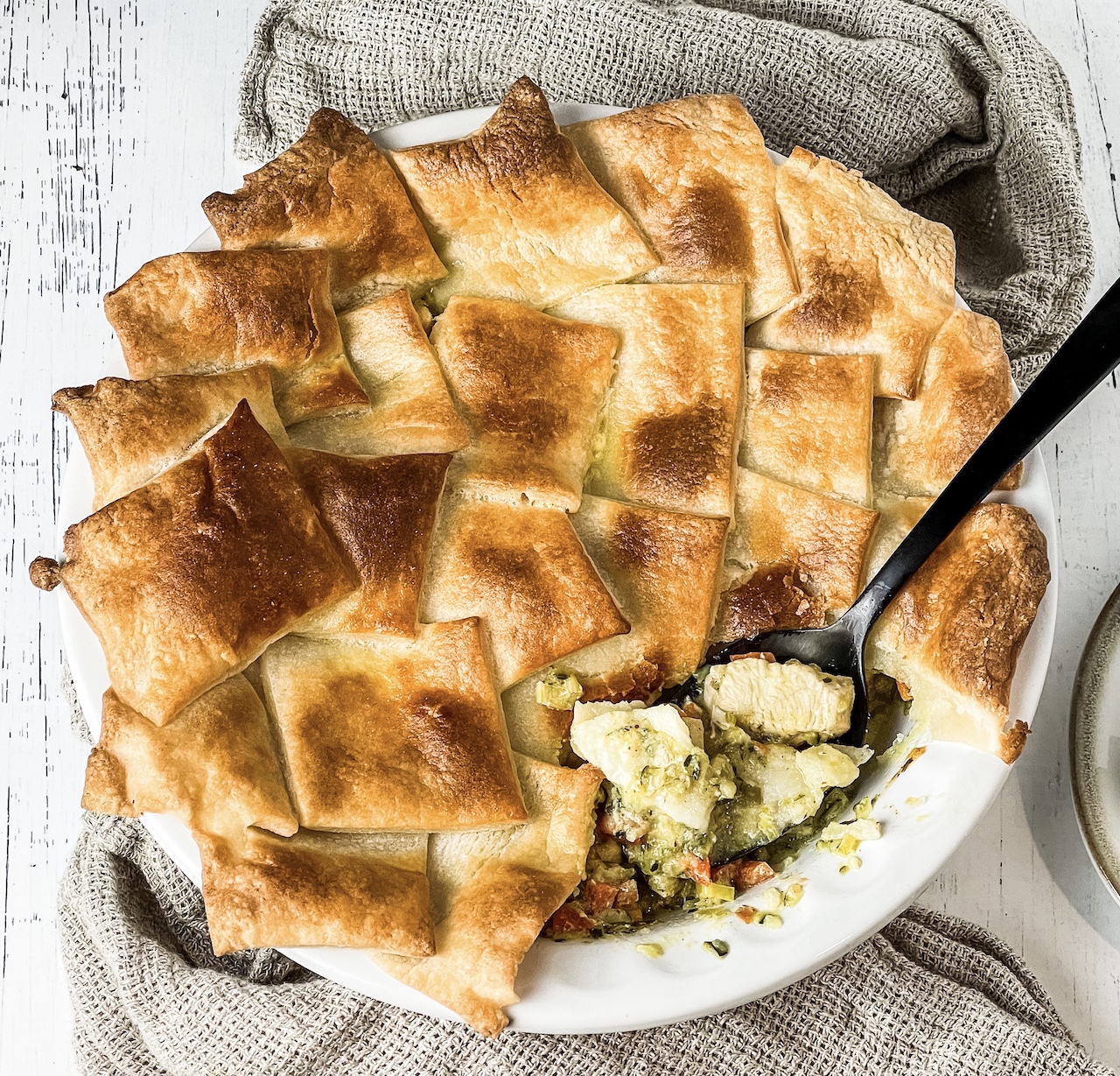 Irish Chicken and Leek Pie - Meghan It Up
