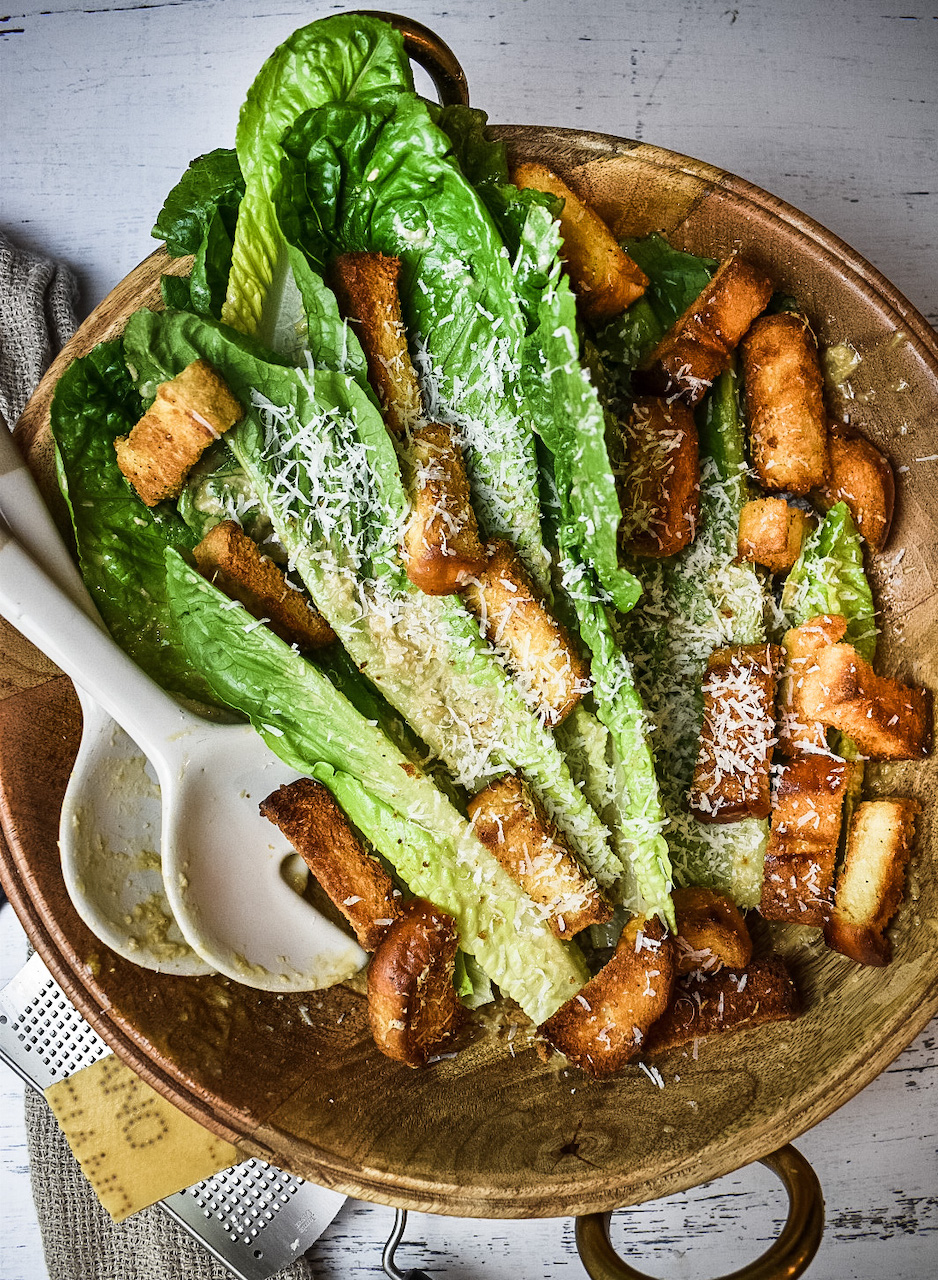 10 Minute Easy Table Side Mexican Inspired Caesar Salad - Meghan It Up