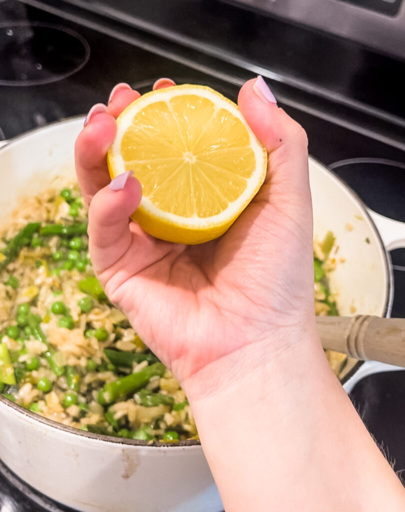 Spring Green Risotto - Meghan It Up