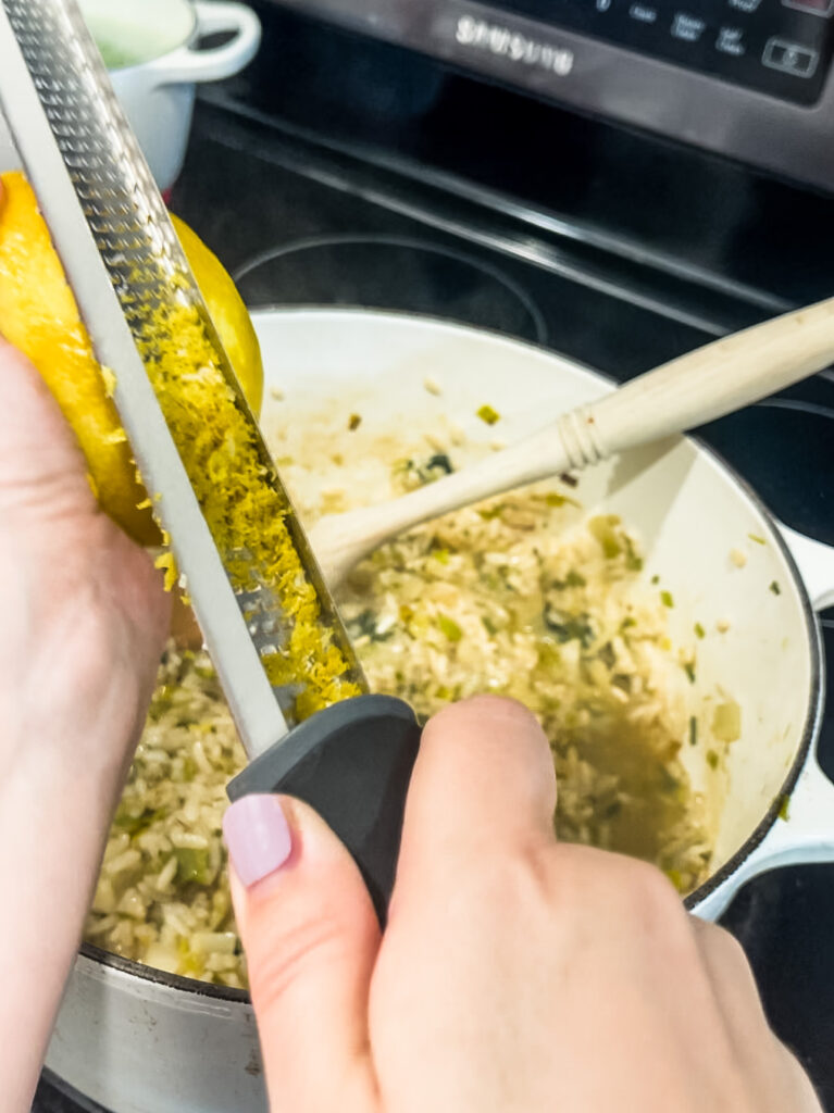 Spring Green Risotto - Meghan It Up