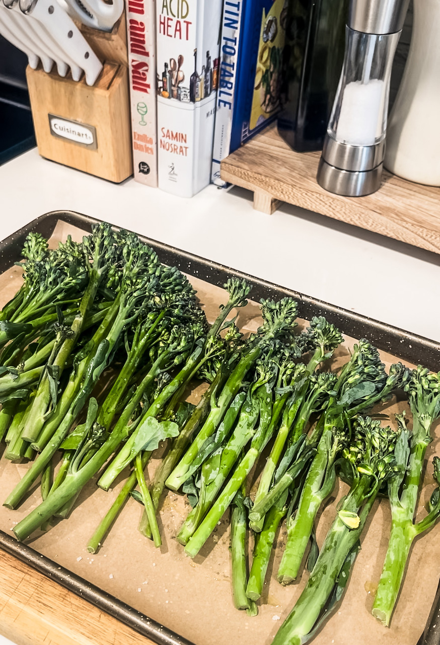 Roasted Baby Broccoli - Meghan It Up
