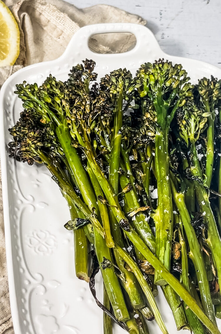 Roasted Baby Broccoli - Meghan It Up