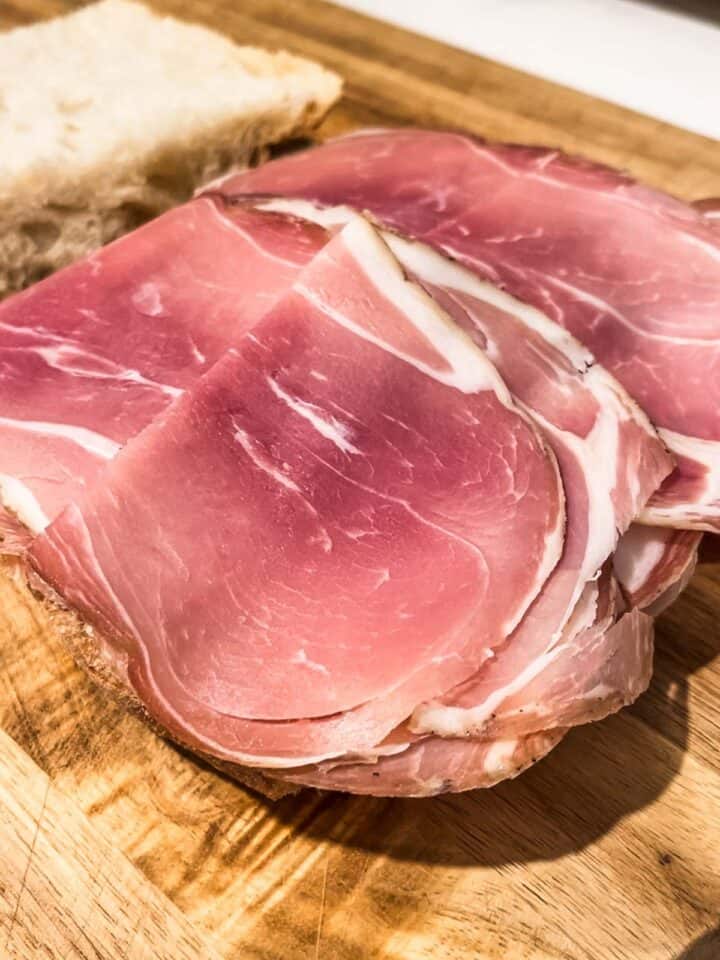 Easy Italian Prosciutto Sandwich with Mozzarella - Meghan It Up