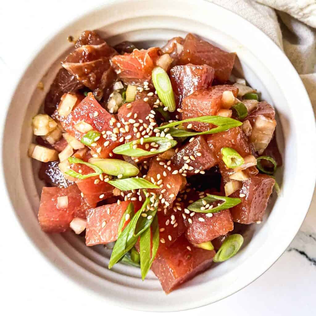 Hawaiian Ahi Poke - Meghan It Up