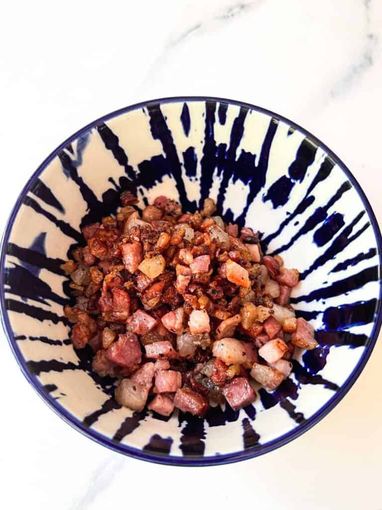 Braised Italian Cabbage with Bacon (Verza Stufata) - Meghan It Up