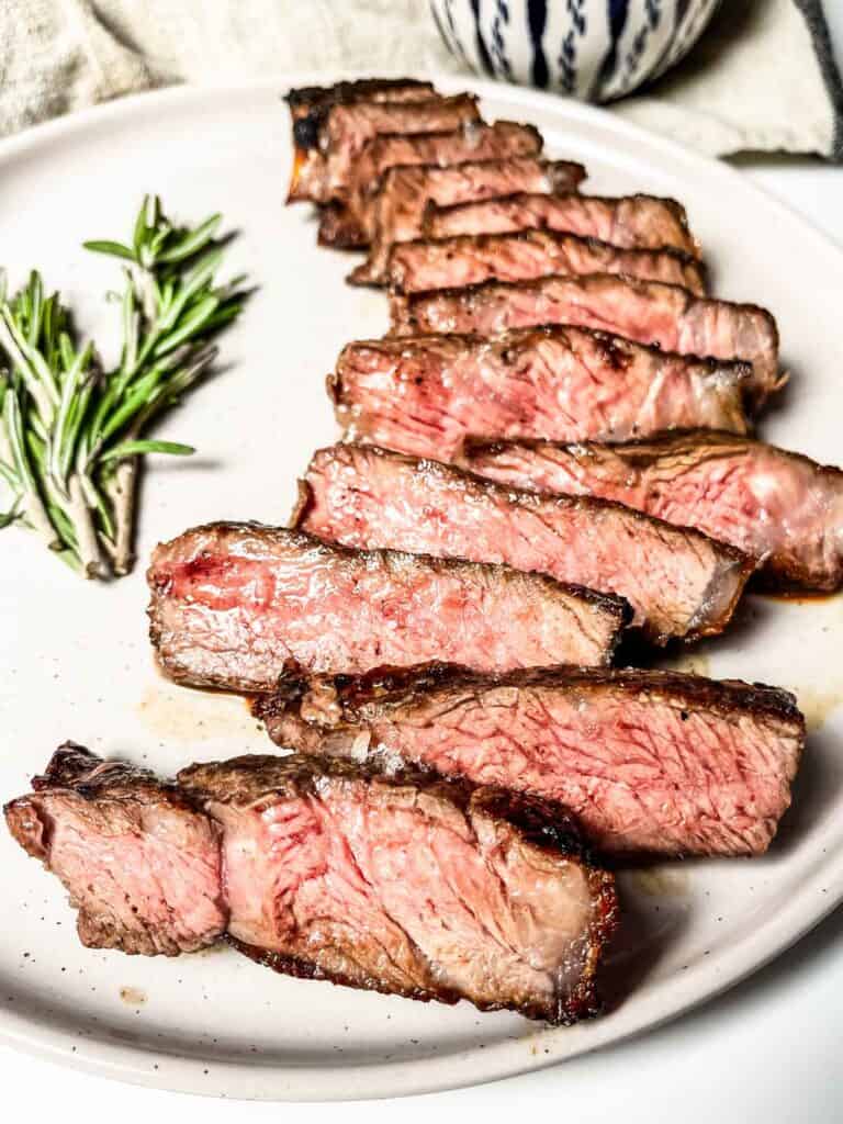Grilled Striploin Steak (New York Strip Steaks) - Meghan It Up
