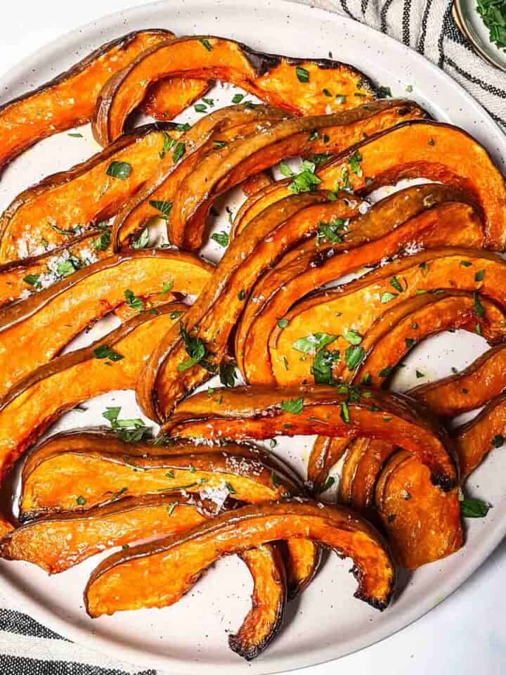 Maple Roasted Delicata Squash