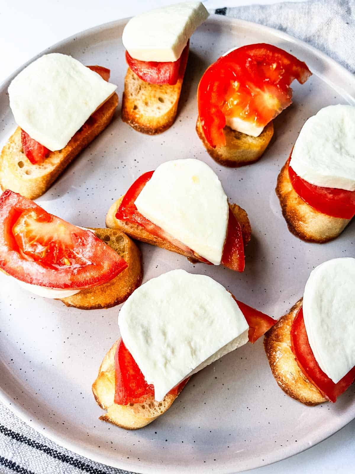 Caprese Crostini - Meghan It Up