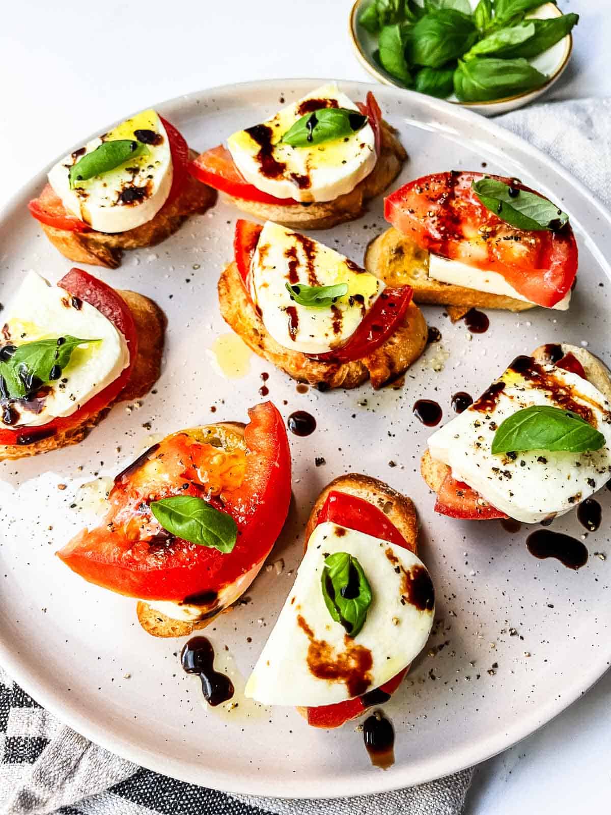 Caprese Crostini - Meghan It Up