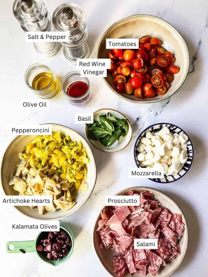 The Best Italian Chopped Antipasto Salad Recipe - Meghan It Up